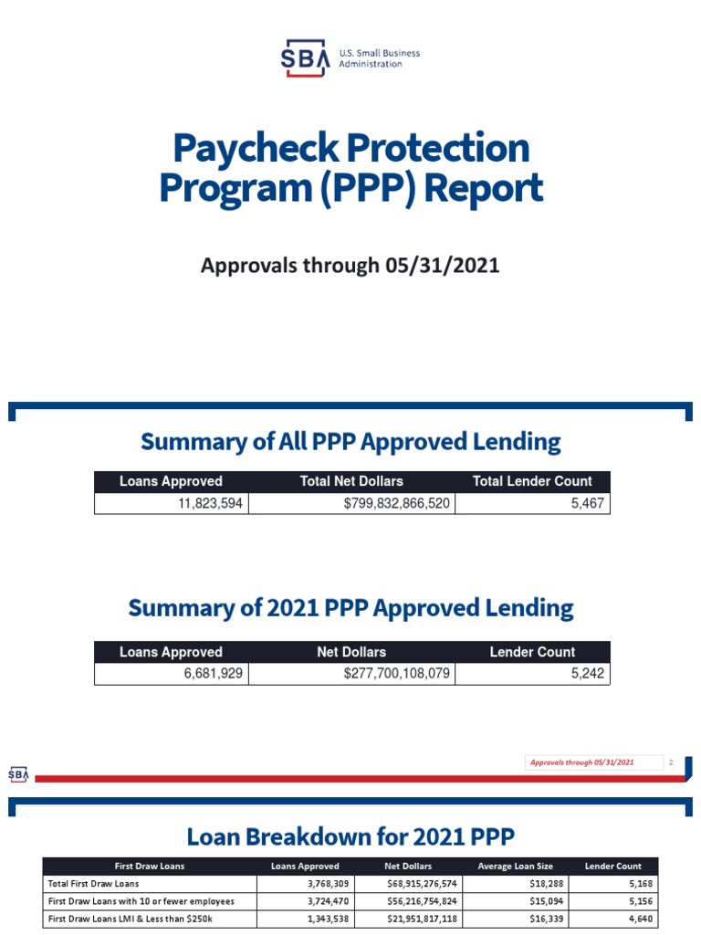 PPP Report Public 210531-508 | PDF | Race And Ethnicity In The United ...