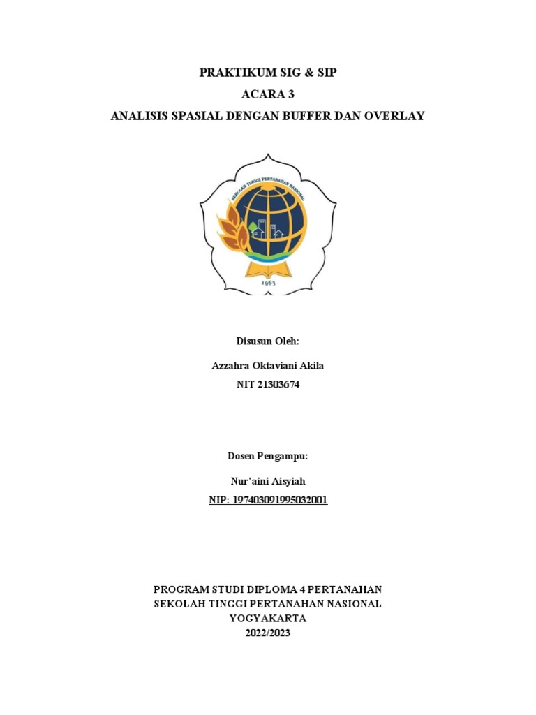 Analisis Buffer dan Overlay dalam SIG | PDF