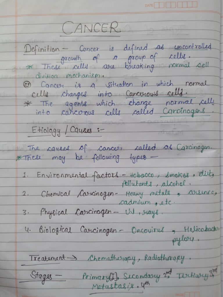 Cancer Introduction, Types, Causes and Pathogenesis | PDF Cancer Introduction, Types, Causes and Pathogenesis | PDF
