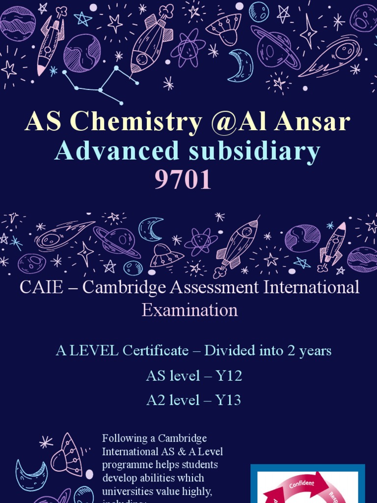 AS Chemistry Orientation | Download Free PDF | Learning | Critical Thinking