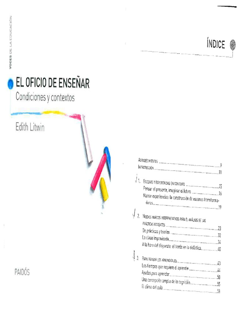 Litwin - Edith - El - Oficio - de - Ensenar - COMPLETO - CAP 4 5 7 | PDF