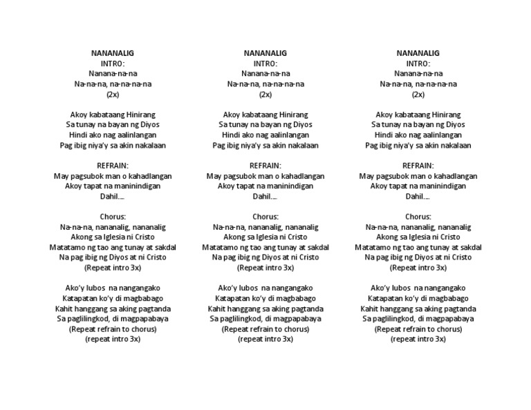 NANANALIG | PDF