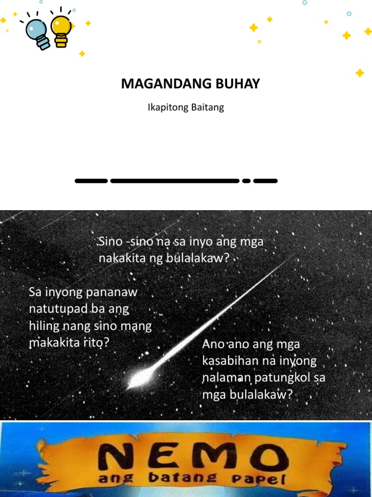 Grade - 7 - Lesson - Si Nemo Ang Batang Papel | PDF