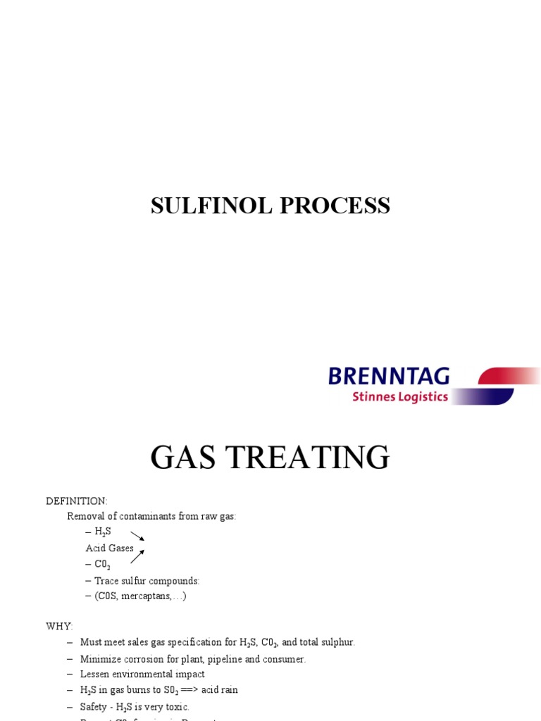 Sulfinol Process | PDF | Sulfuric Acid | Water