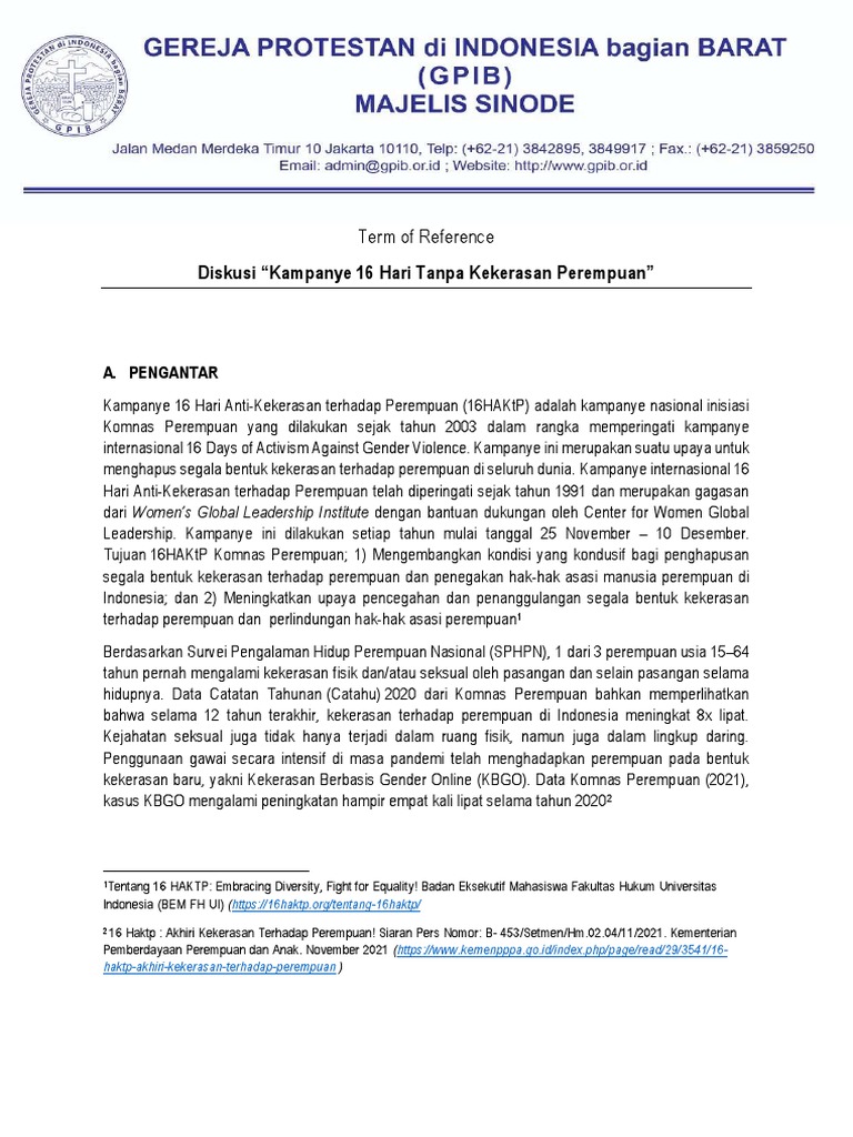 ToR SEminar 16HAtKP - Final | PDF