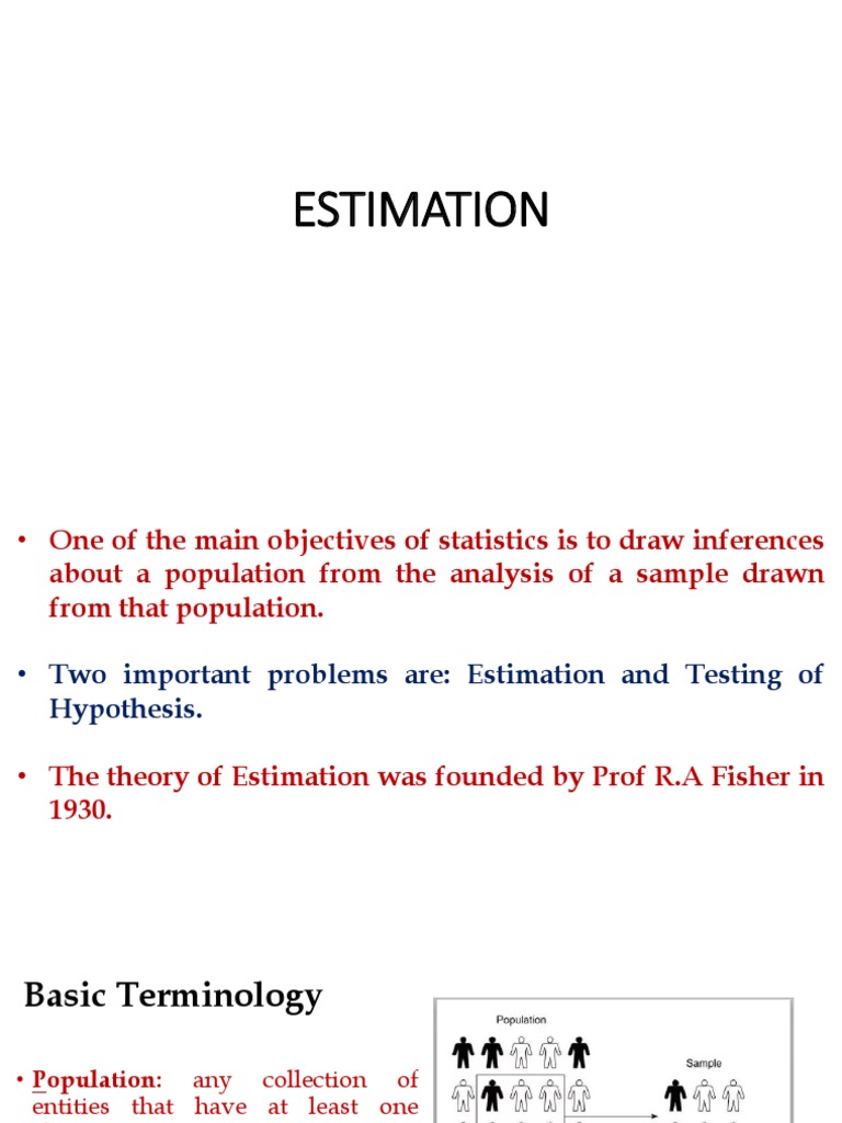 Psp-Unit-6 Estimation Theory PDF | PDF | Estimator | Estimation Theory
