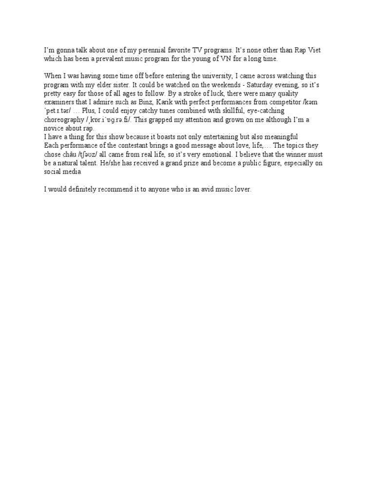 TV Programs | PDF | Language Arts & Discipline | Art