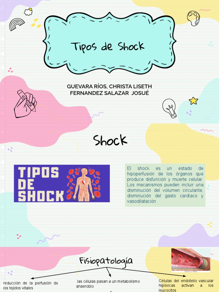 Tipos de Shock | PDF | Especialidades Medicas | Emergencias Médicas