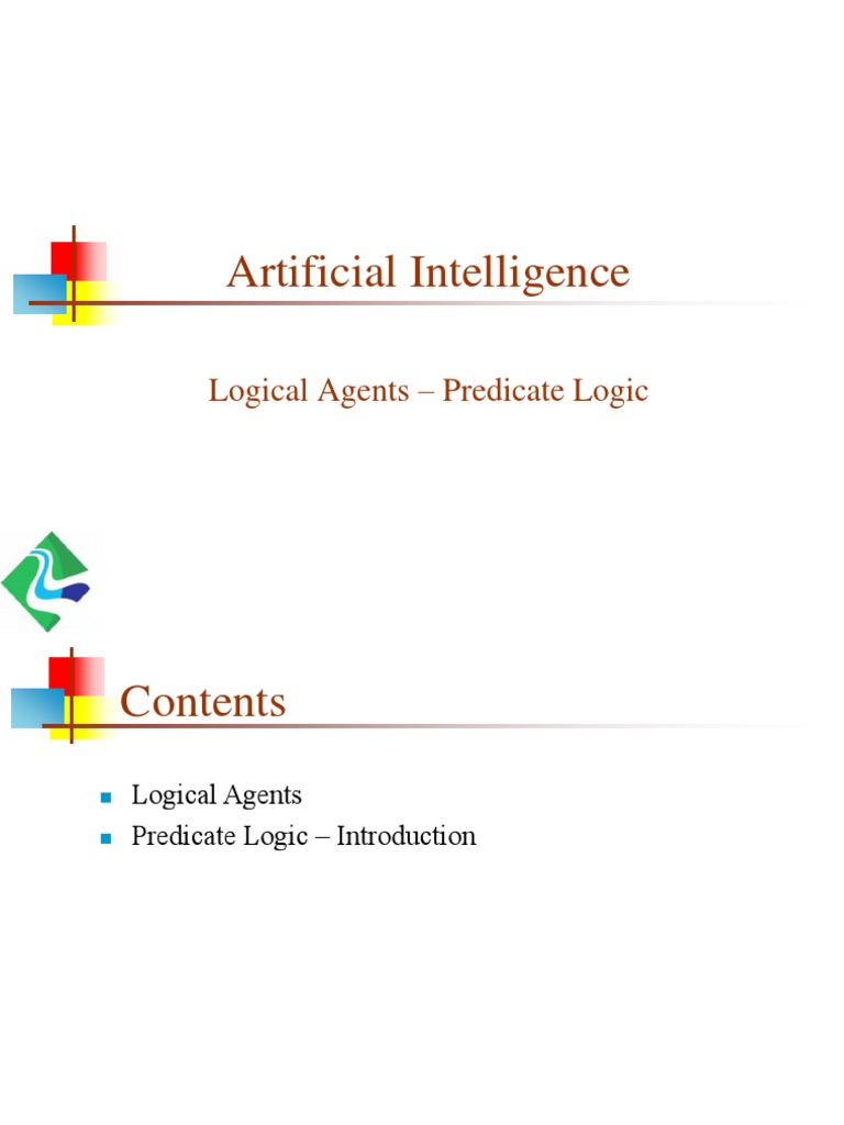 9 - C Predicate Logic - Logic Agents | PDF | First Order Logic | Logic