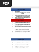 MAtriz EFE y EFI Dofa Cemex | PDF | Análisis FODA | Mercado (economía)