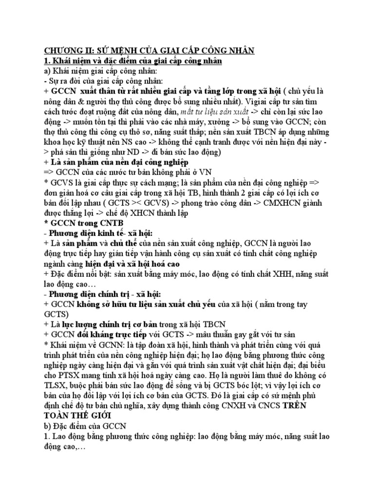 Ôn Thi CNKHXH | PDF