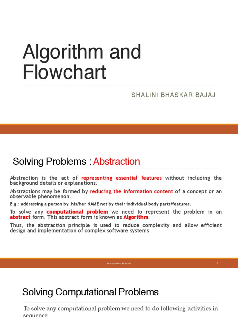 Algorithm and Flowchart | PDF | Algorithms | Computer Program Algorithm and Flowchart | PDF | Algorithms | Computer Program
