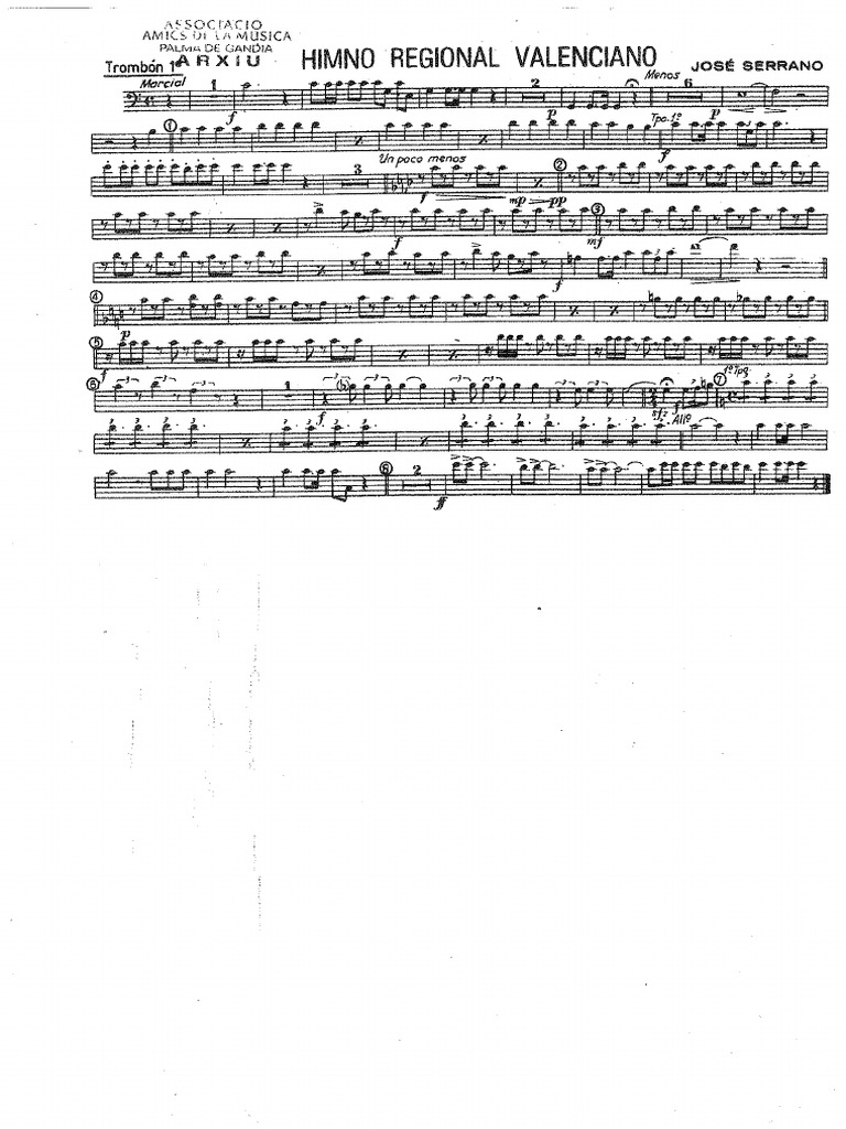 Himno Regional Valenciano | PDF