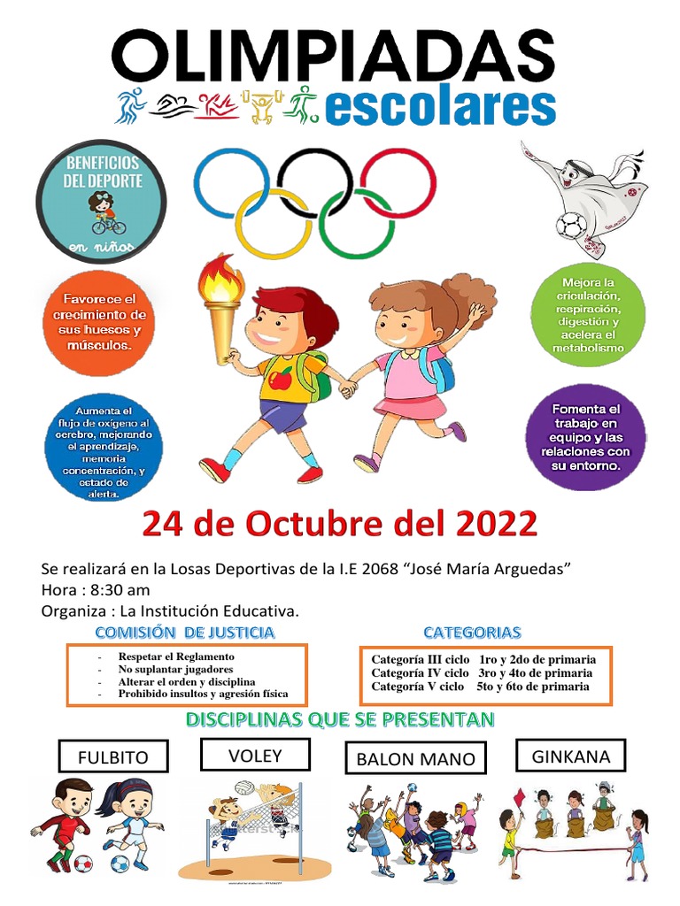 Ficha de Comunicación Infografia de Olimpiadas | PDF