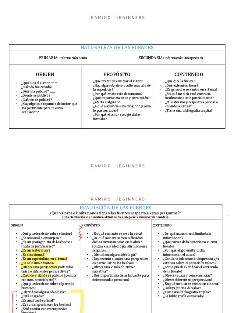 Ramiro Ibeginners Opcvl Rubrica 2 | PDF