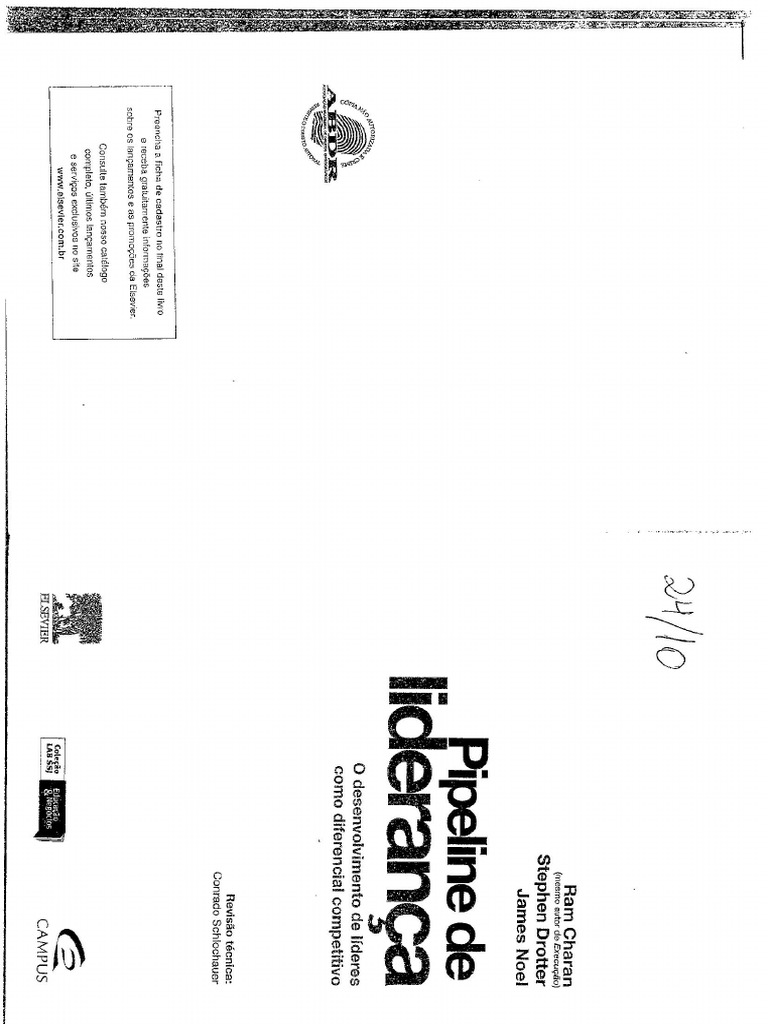 Pipeline de Liderança Capítulos 01-07, 12-13 (CHARAN DROTTER NOEL, 2009 ... Pipeline de Liderança Capítulos 01-07, 12-13 (CHARAN DROTTER NOEL, 2009 ...