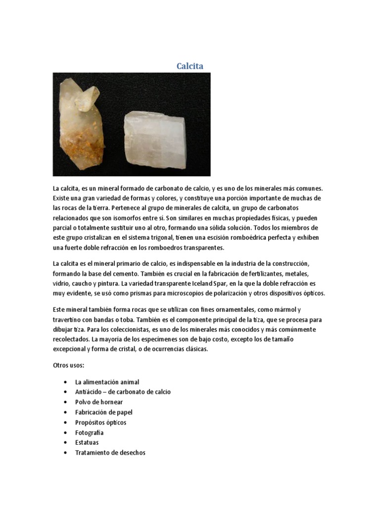 ORTOCLASA | PDF | Calcita | Minerales