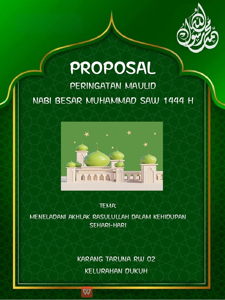 Proposal Maulid Revisi | PDF