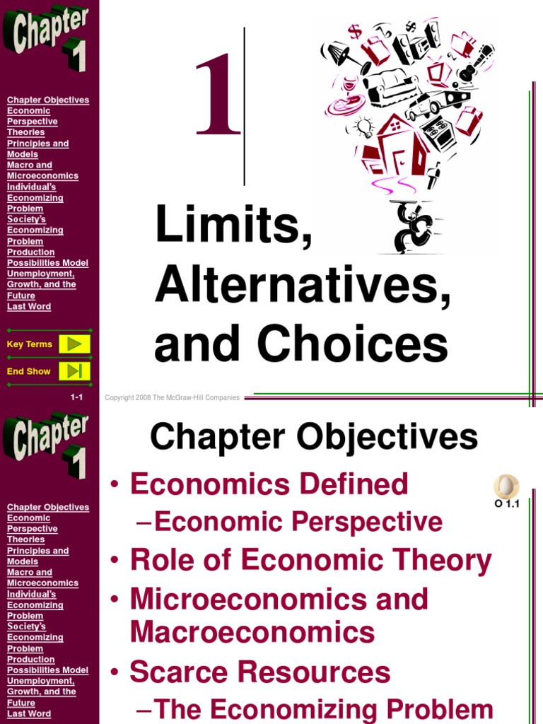 l2 Limits Alternatives and Choices M&B Ch1 | PDF | Economics | Microeconomics
