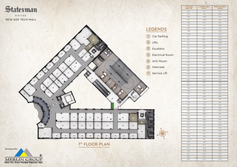 Merlin - Statesman - House - 1st Floor Plan | PDF | Components ...