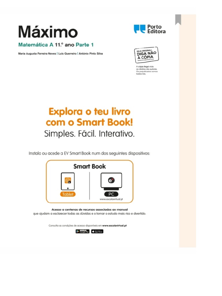 Máximo 1 - Matemática A | PDF