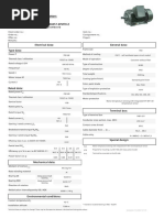 Siemens 315 kW Motor Datasheet | PDF | Electric Motor | Metrology