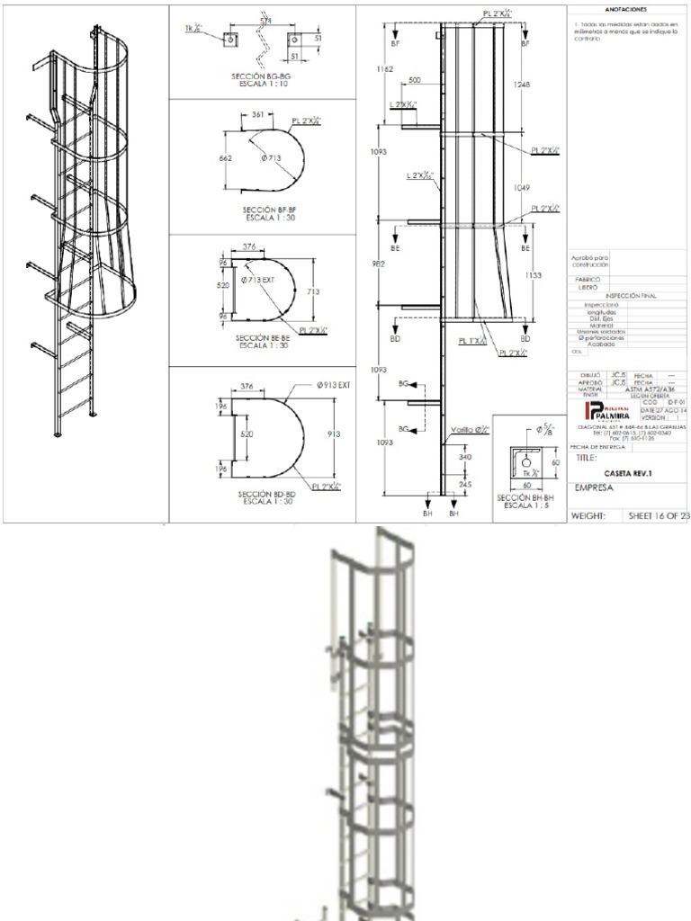 Escalera Gato Datos | PDF