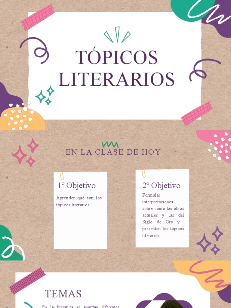 Tópicos Literarios | PDF | Amor