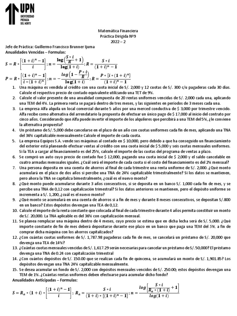 Ejercicios Propuestos | PDF