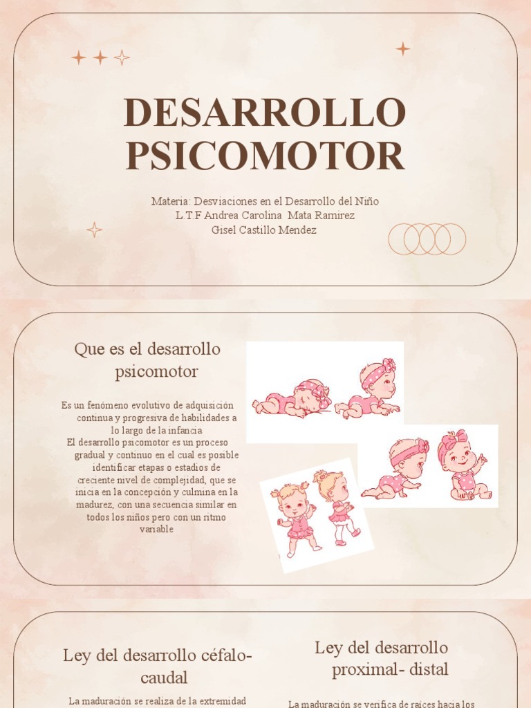 Desarrollo Psicomotor | PDF