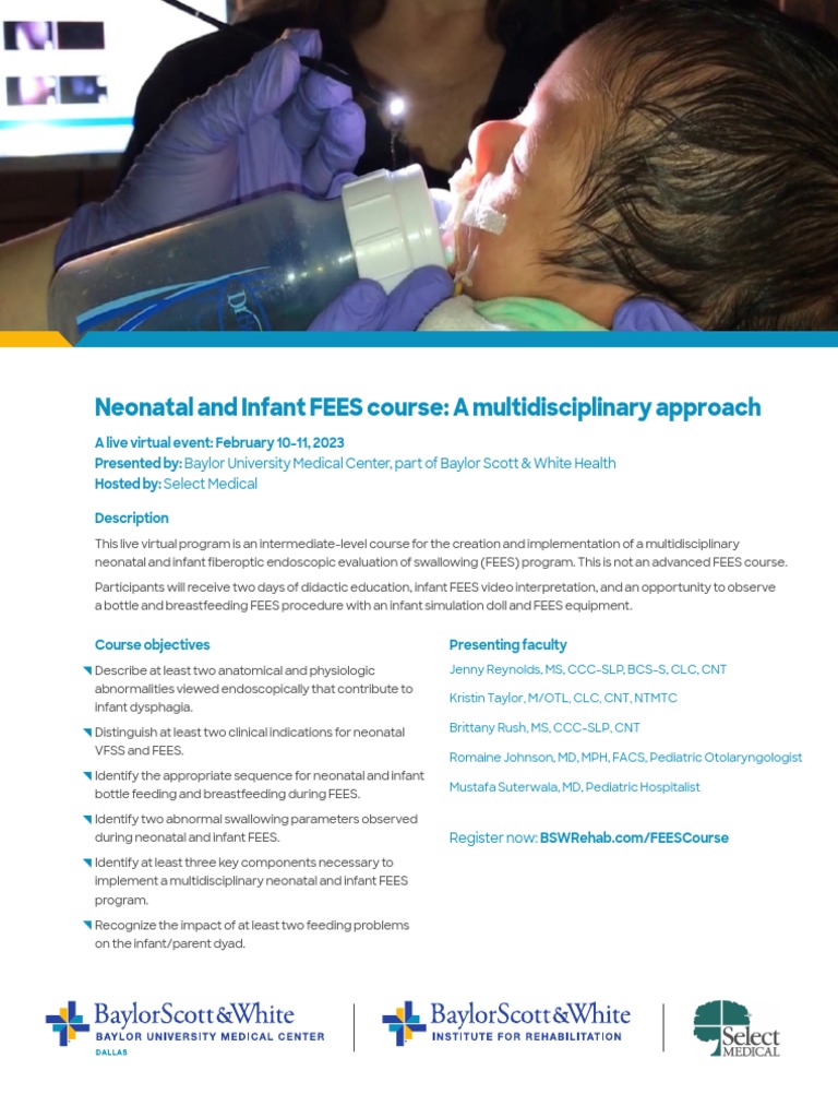 Neonatal FEES Course Flyer 2023 | PDF | Neonatal Intensive Care Unit ...