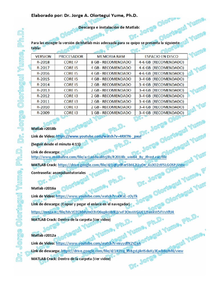 3.tutorial Instalacion Matlab | PDF | Informática | Software