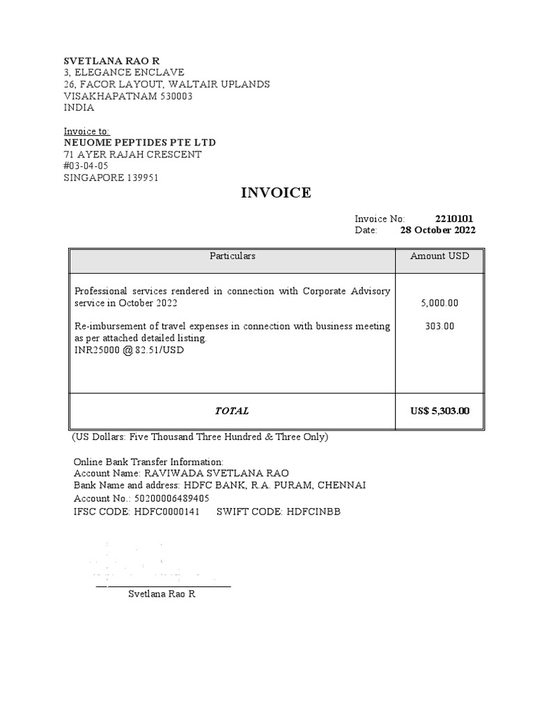 Invoice Template | PDF