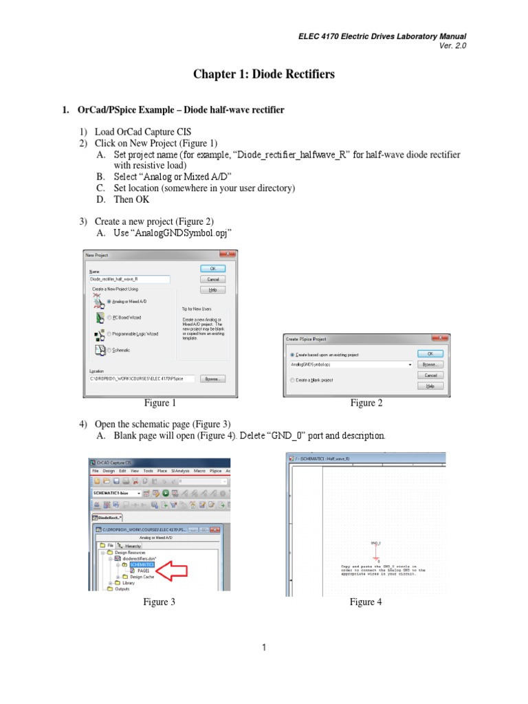 Diode Rectifier Simulation Guide | PDF | Rectifier | Diode