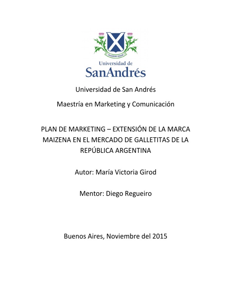 (P) (W) T.M. Mar. Girod, María Victoria | PDF | Marca | Galleta