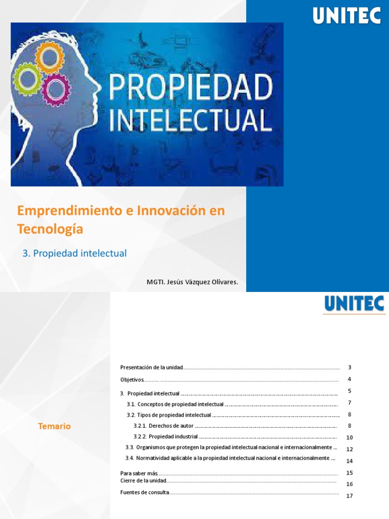 Propiedad Intelectual | PDF | Propiedad intelectual | Patentar