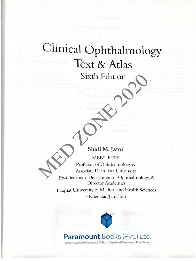 Jatoi Clinical Ophthalmology (Al HaYaT) | PDF