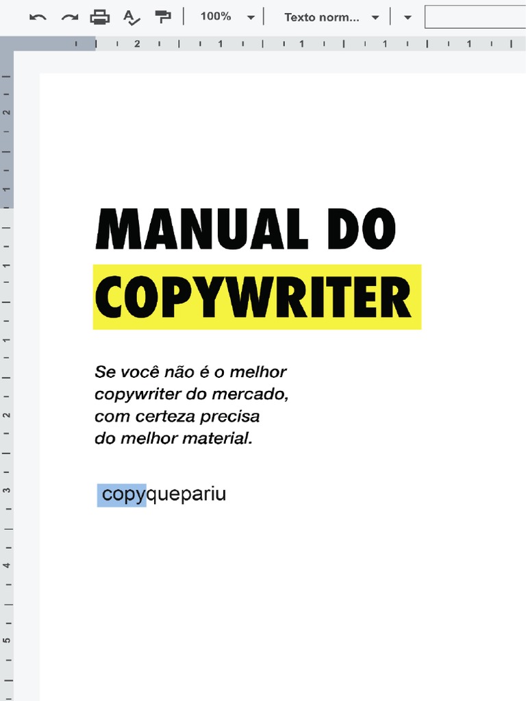 Manual Do Copywriter 20 - Compressed | PDF | Publicidade | Marketing