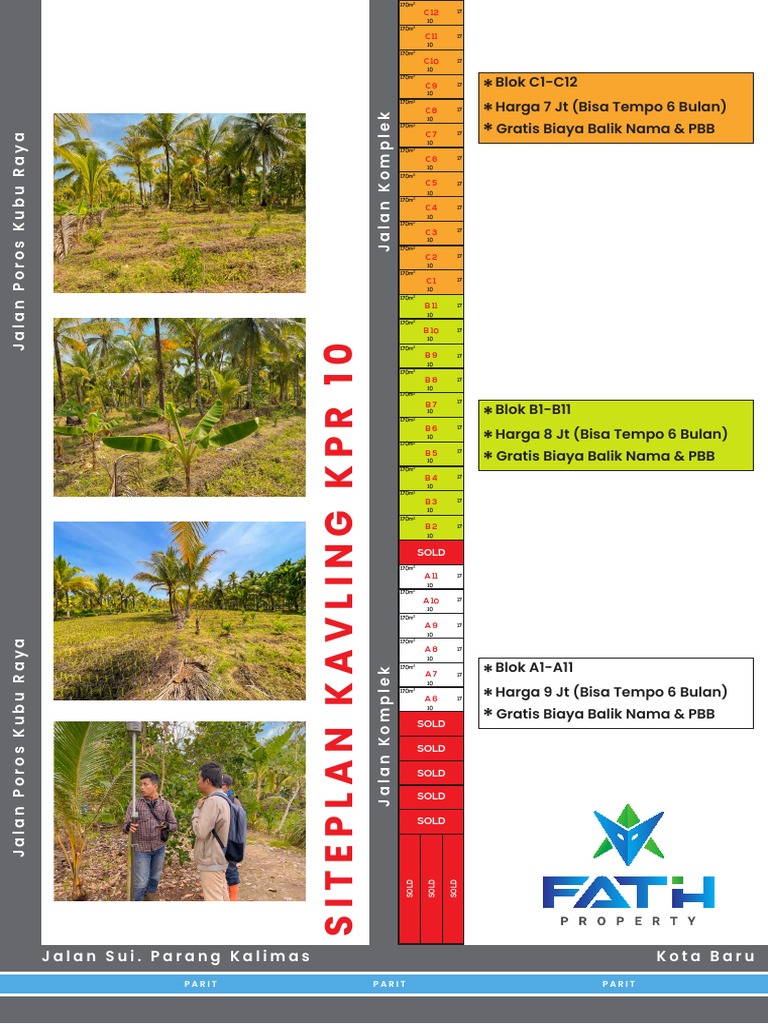 Contoh Siteplan Tanah Kavling | PDF