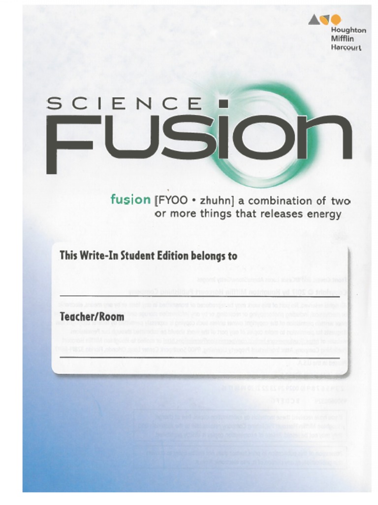 Fusion 1 Text Book | PDF