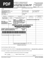 U.S. Customs Form: CBP Form 6043 - Delivery Ticket | PDF | U.S. Customs ...