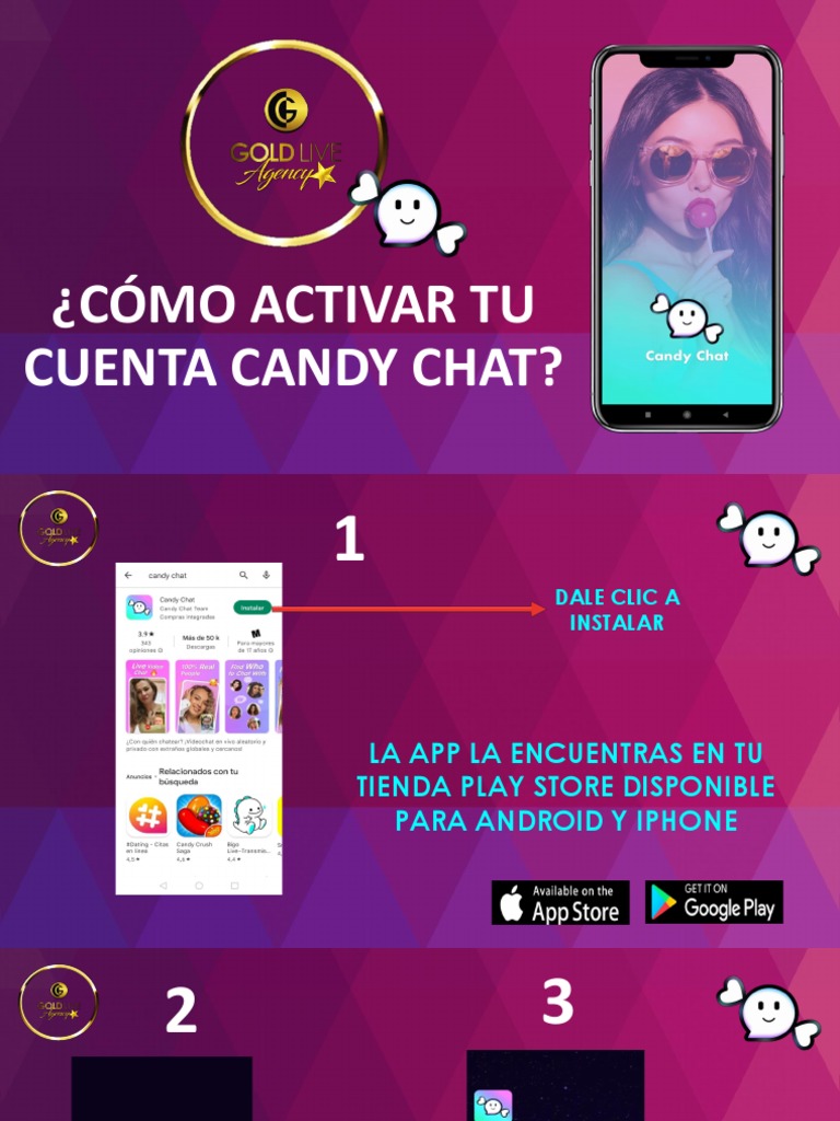 Manual Cómo Activar Tu Cuenta en Candy Chat Oficial PDF | PDF