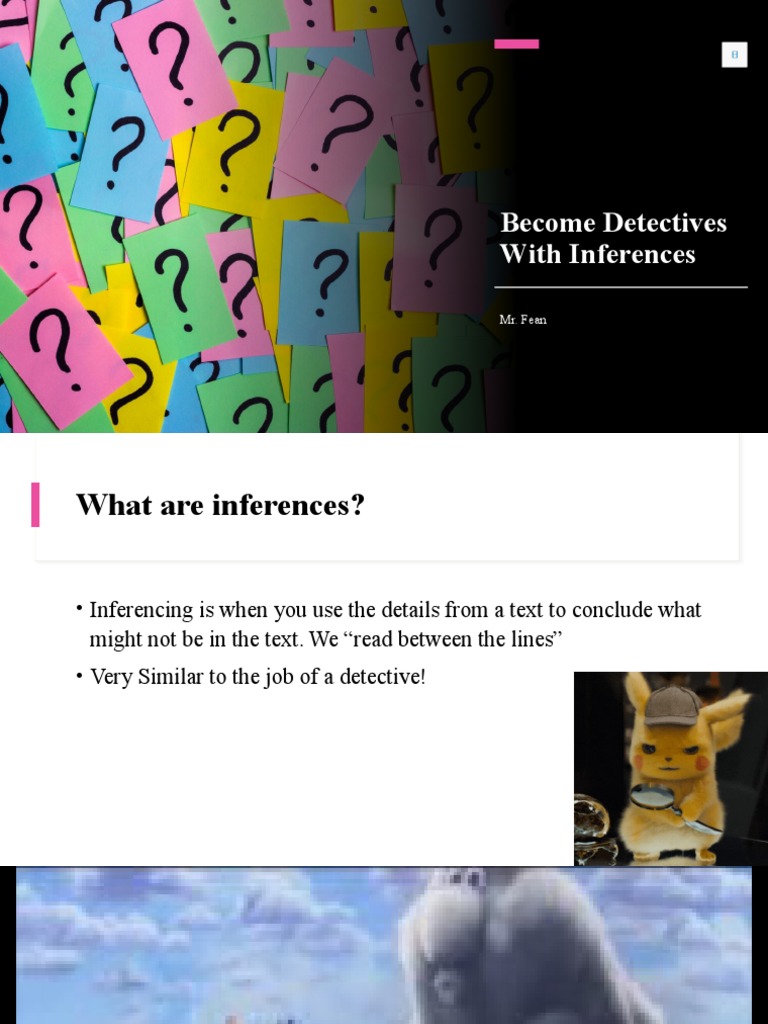 Become Detectives With Inferences | PDF