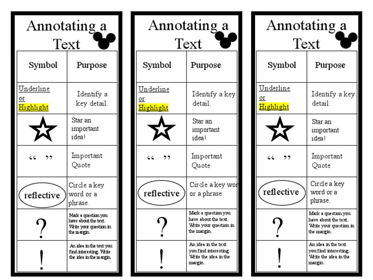 Annotating A Text Bookmarks | PDF | Linguistics | Writing