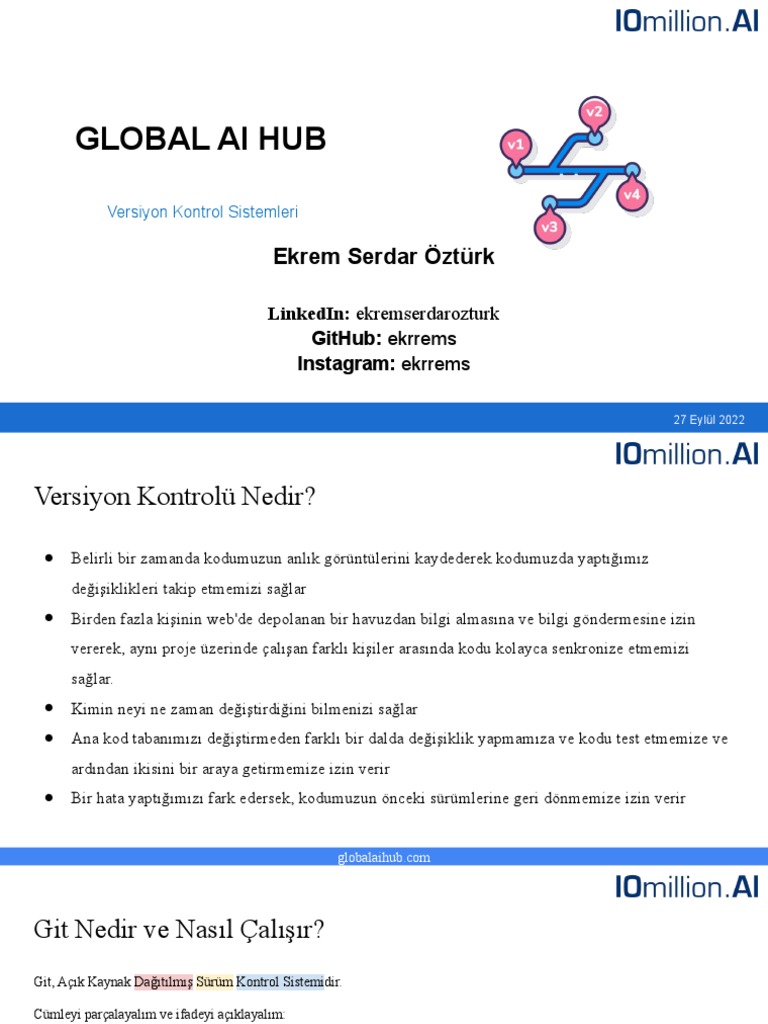 Versiyon Kontrol Sistemleri | PDF