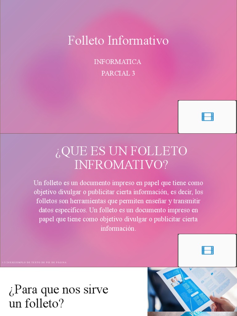 Qué es un folleto informativo | PDF | Información | Comunicación