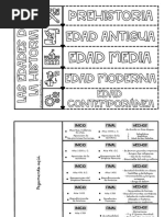 Poster Edades de La Historia | PDF | Historia antigua