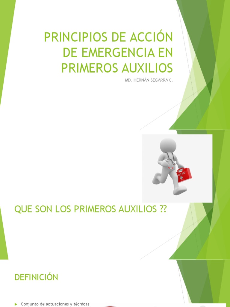 Principios de Accion de Emergencia en Primeros Auxilios | Descargar gratis PDF | Primeros ...