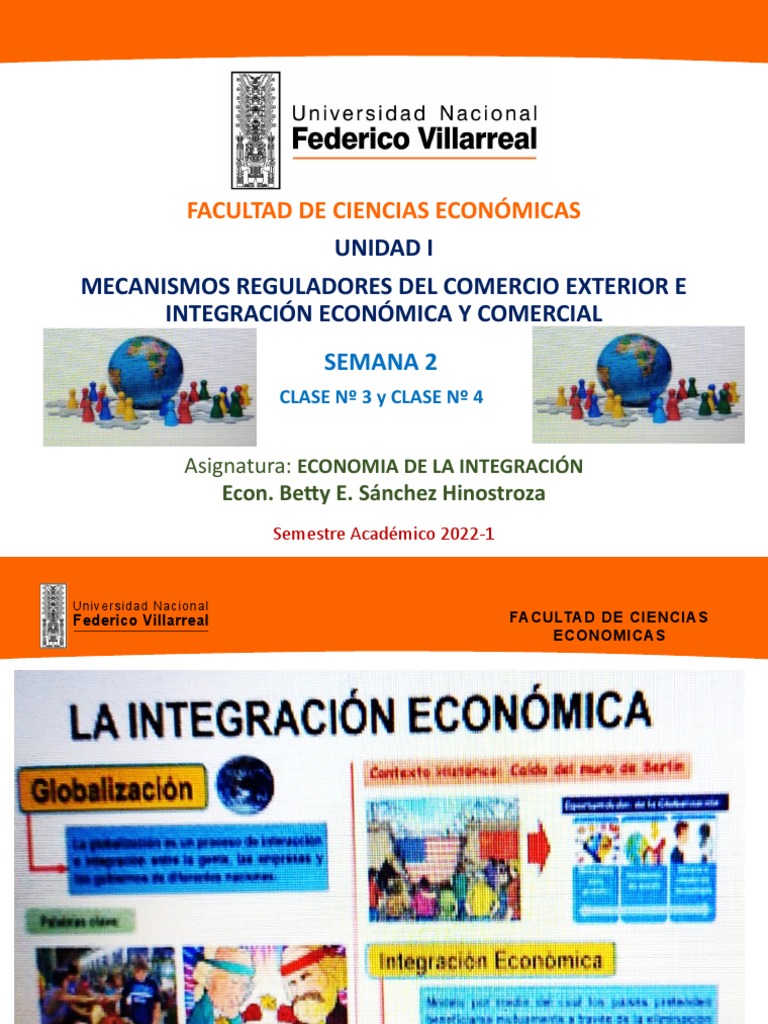 Integración Económica CLASE 3 Y 4 2022-1 | PDF | America latina ...