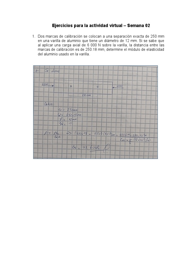 U2 - S2 - Ejercicios para Actividad Virtual | PDF